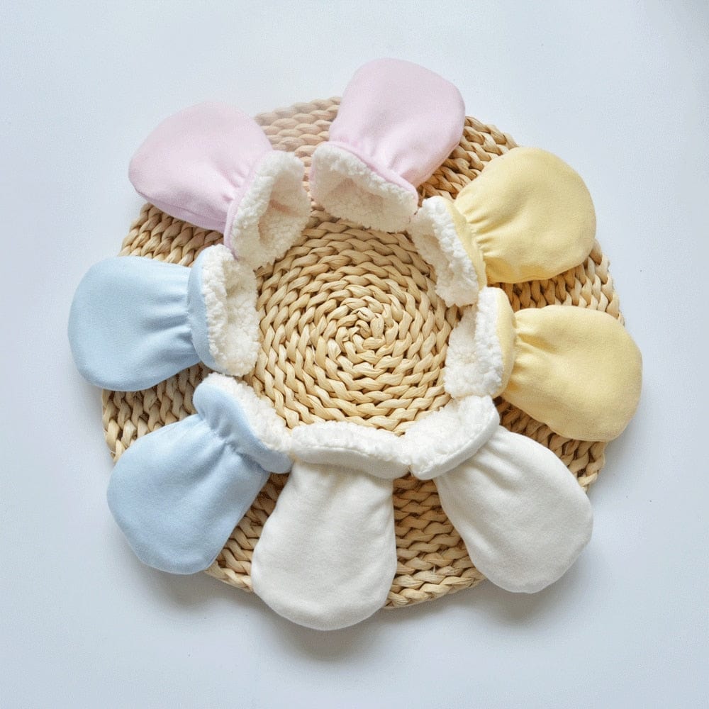Moufle bébé tricot en polaire chaude hiver et automne 0 à 3 ans – Bébé ...